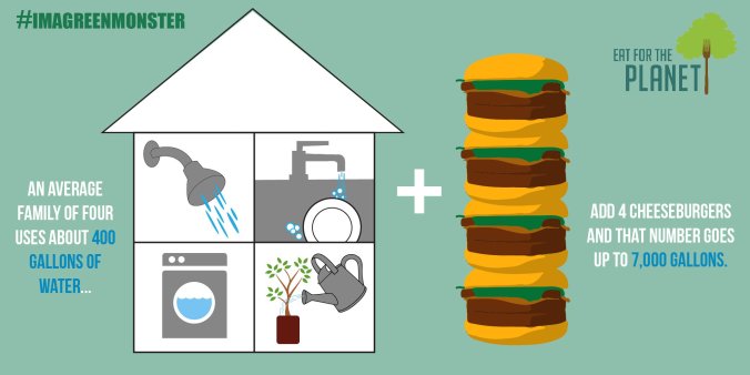 Water Footprint for Various Foods | PRAGWATER